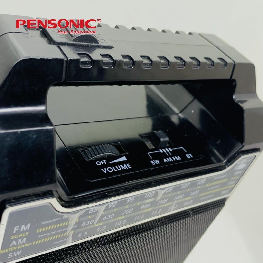 PENSONIC BlueBeats AC/DC Rechargeable AM/FM Radio/Bluetooth Portable ...