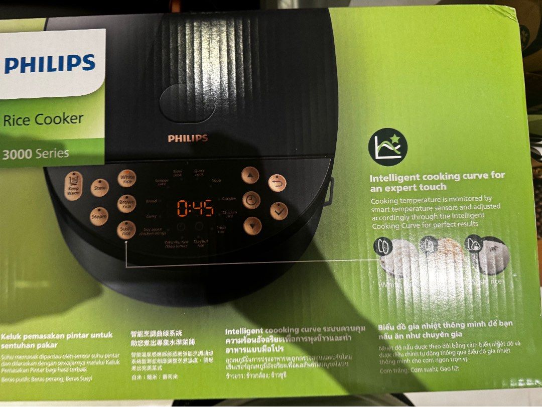 Philips rice cooker 3000, TV & Home Appliances, Kitchen Appliances ...