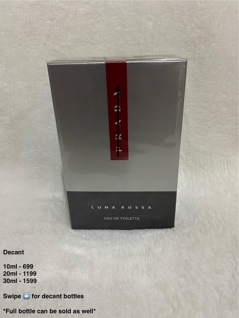 Prada Luna Rossa EDT Decant, Beauty & Personal Care, Fragrance ...