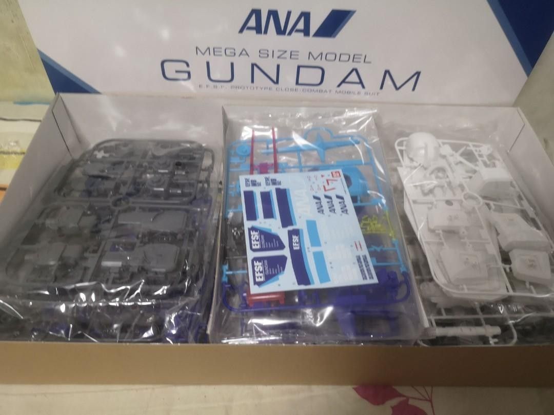 Rare ANA X MEGA Size Gundam collaboration Model Gundam Model kit Gunpla ...