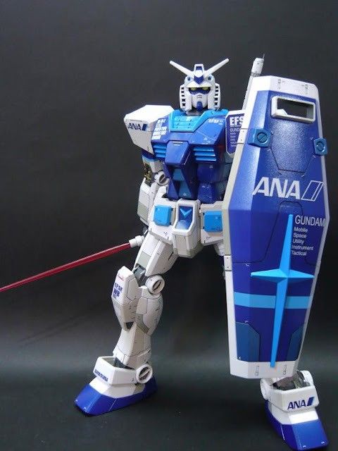 Rare ANA X MEGA Size Gundam collaboration Model Gundam Model kit Gunpla ...