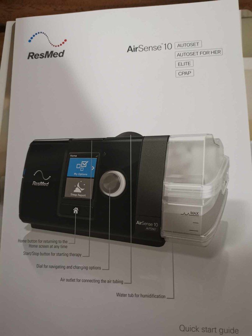 ResMed Airsense 10, Health & Nutrition, Health Monitors & Weighing ...