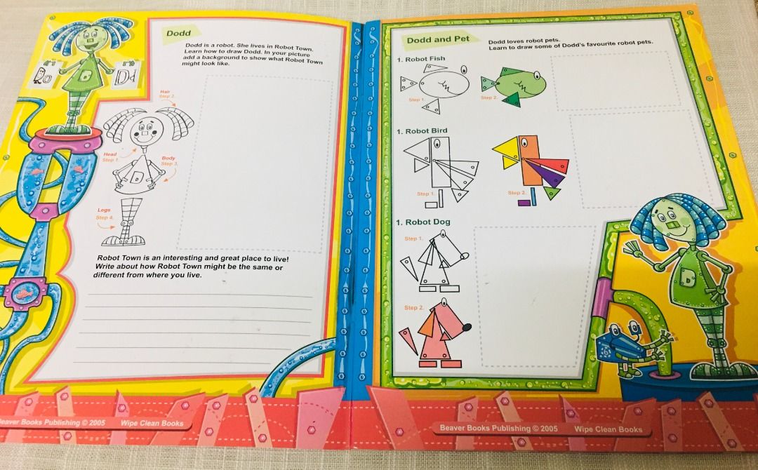 Robots, Robots Everywhere! Children's Book with Create Your Own Robot ...