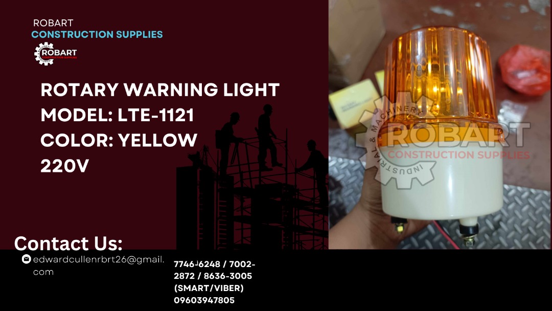 Rotary Warning Light, Commercial & Industrial, Construction Tools ...