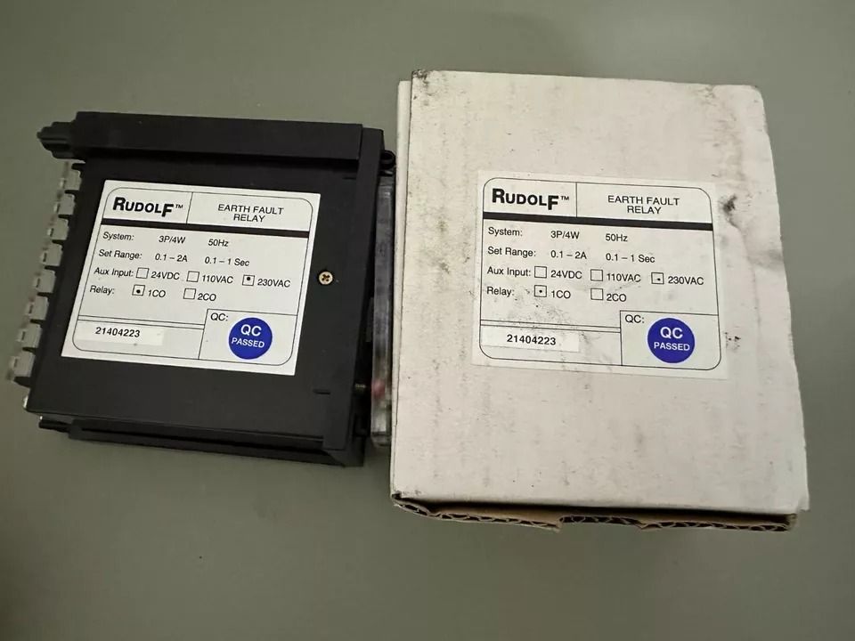 Rudolf 1CO Earth Fault Relay System 3P/4W 50Hz 230VAC NEW For ...