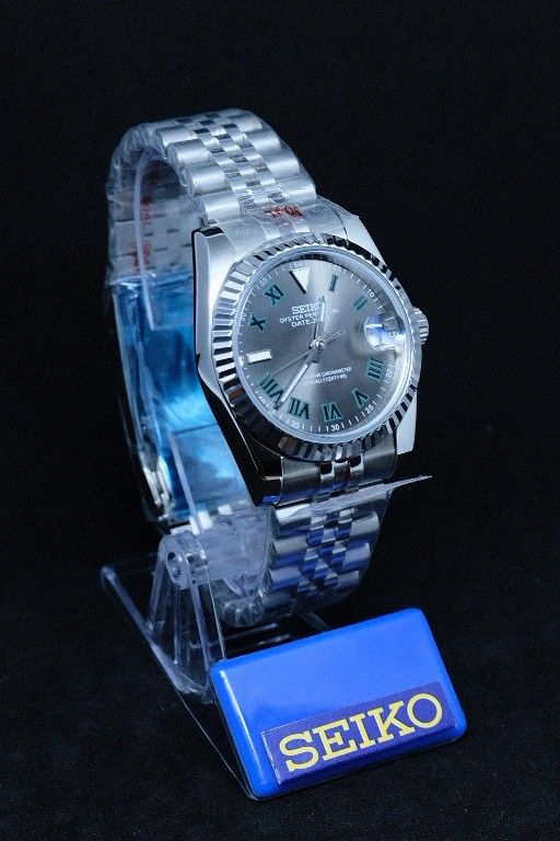 Seiko Mod Datejust Wimbledon, Luxury, Watches on Carousell