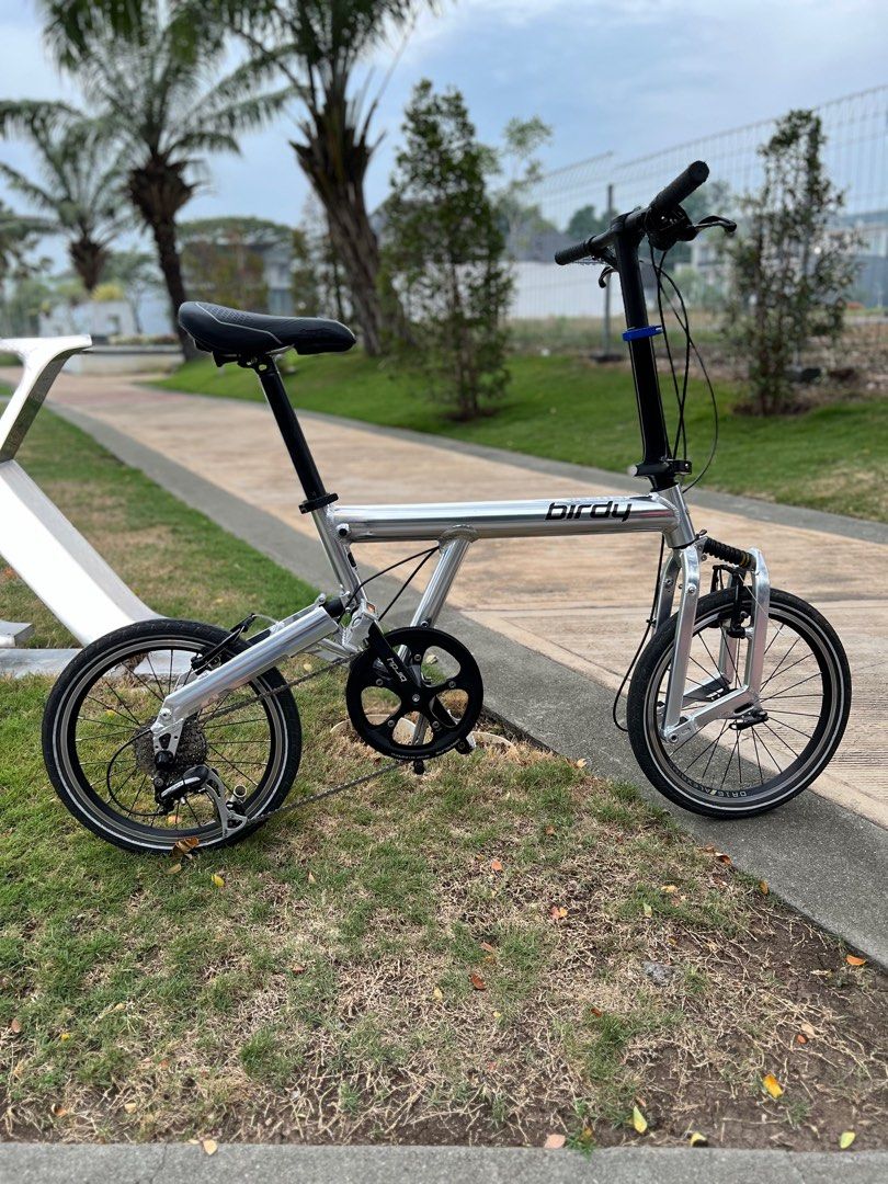 Sepeda lipat second rasa baru! Birdy Classic Silver koleksi pribadi ...