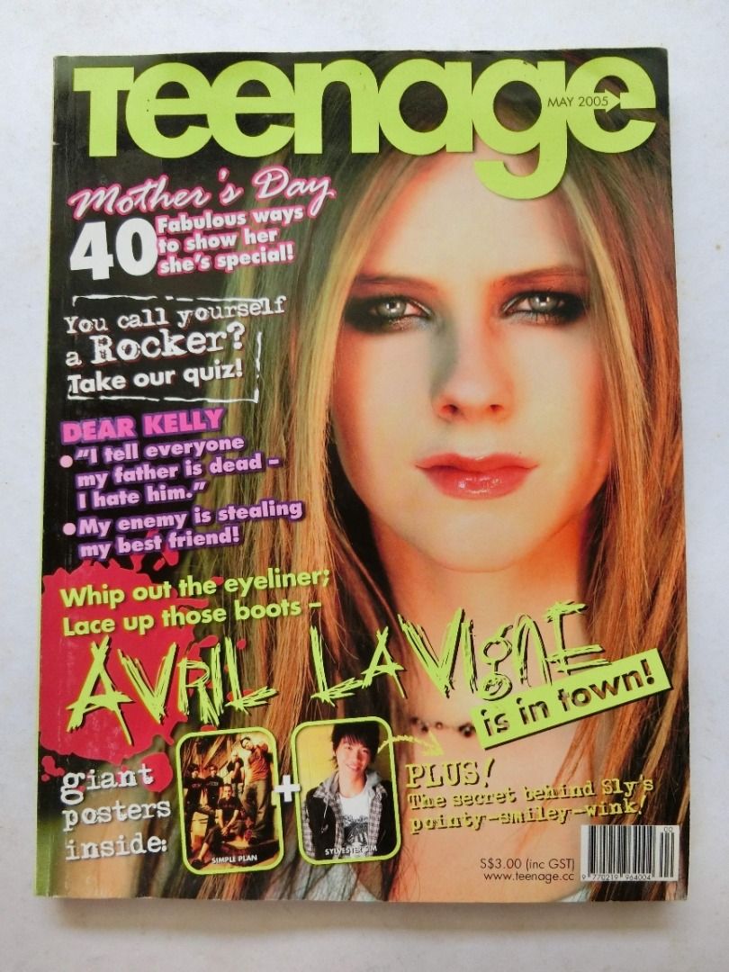Teenage magazine - May 2005 - Avril Lavigne, Hobbies & Toys, Books ...