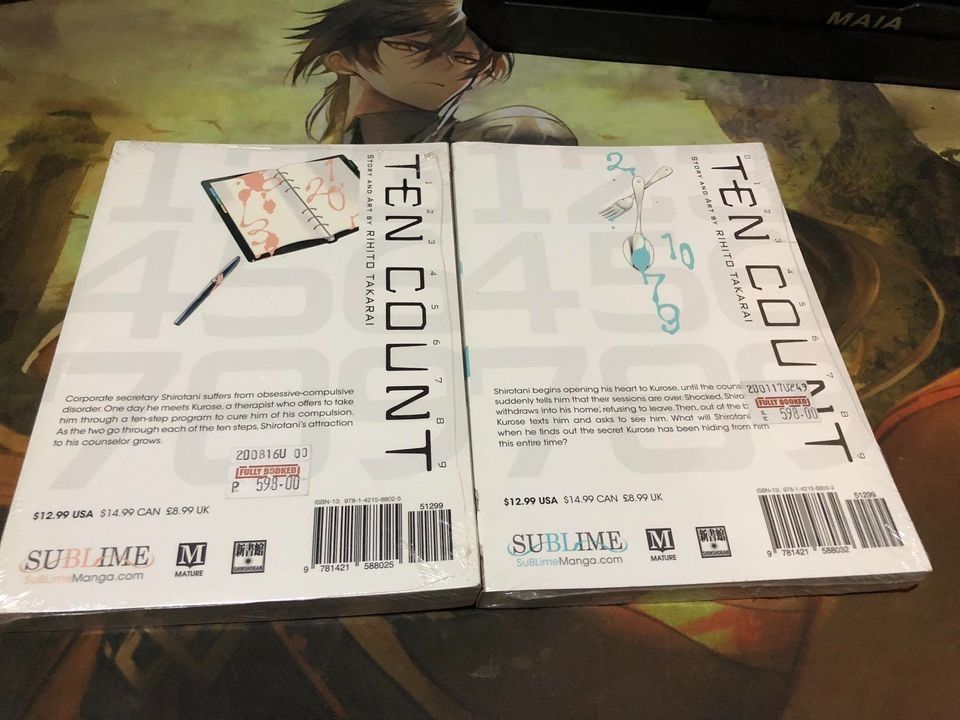 Ten Count Volume 1 and 2 - BL Yaoi Manga, Hobbies & Toys, Books ...