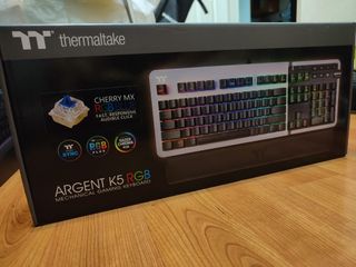 Thermaltake Mechanical Keyboard Titanium Edition RGB, Computers & Tech ...