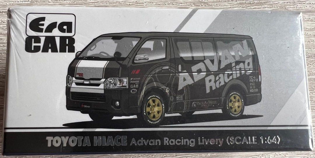 Toyota HIACE Era Car 1:64 Advan Racing Livery Yokohama Wheel, ERA 車仔模型 ...