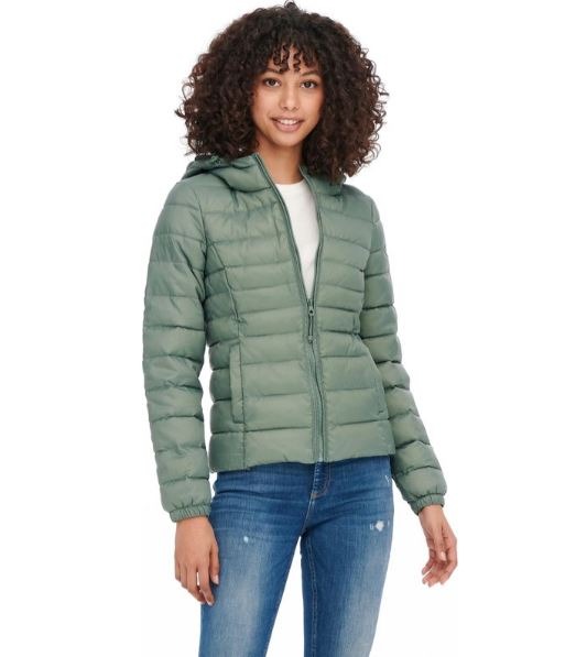 UNIQLO Ultra Light Down Hooded Puffer Puff Jacket Green Winter Snow ...