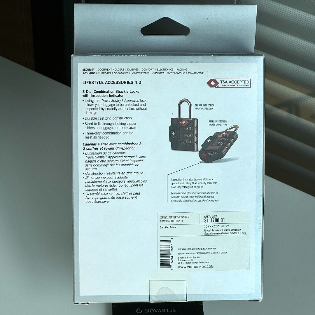 Victorinox Combination Lock Set TSA Approved, Hobbies & Toys, Travel ...