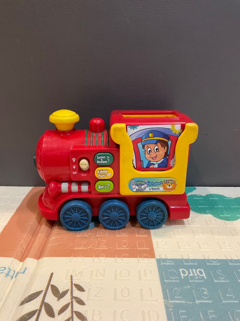 Vtech Teach and Travel Animal Train, Toys & Collectibles, Mainan di ...