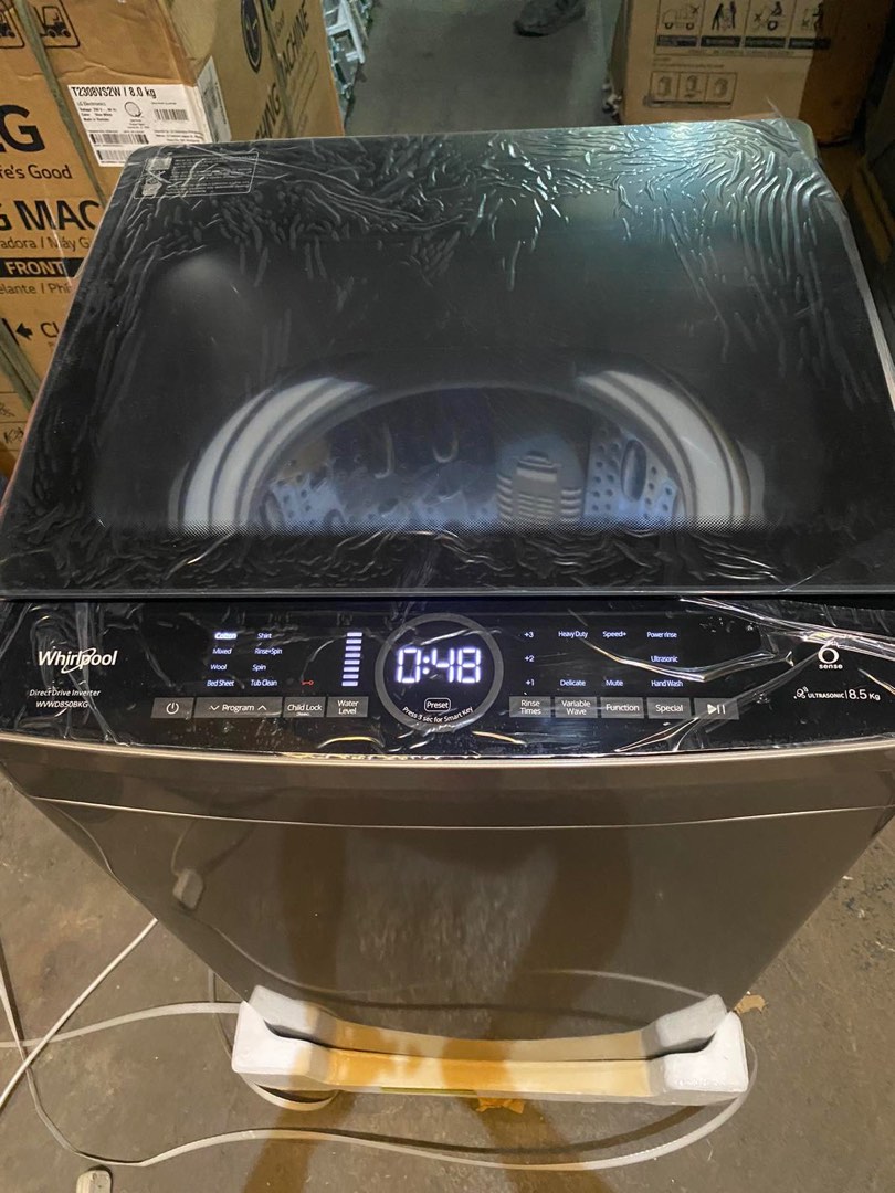 NEW Whirlpool Inverter Top Load Fully Auto 8.5 KG Washing Machine, TV ...