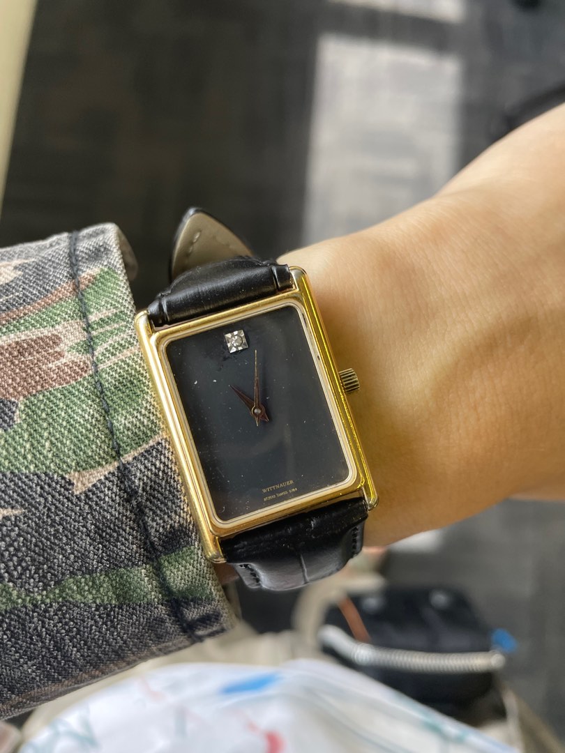 1995 Vintage Wittnauer by longines tank watch, Men's Fashion, Watches ...