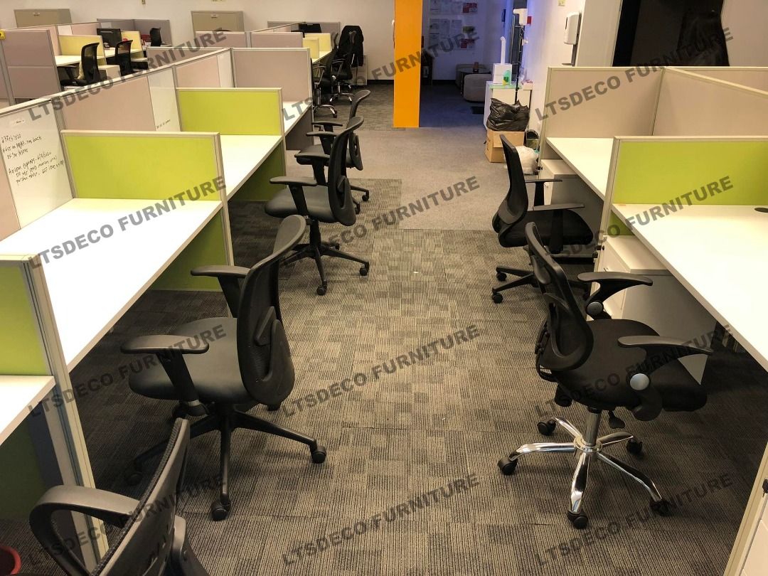 workstation cubicle office partition modular partition call center ...