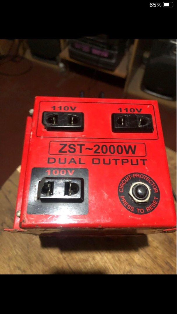 Zebra Heavy Duty Step Down transformer, TV & Home Appliances, Other ...