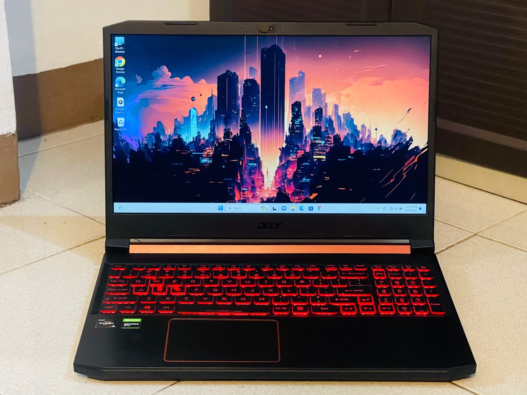 ACER NITRO AMD RYZEN 5 GAMING LAPTOP RYZEN 5 3550H 16GB RAM 256GB SSD (8 CPUs) NVIDIA GTX 1650 ...