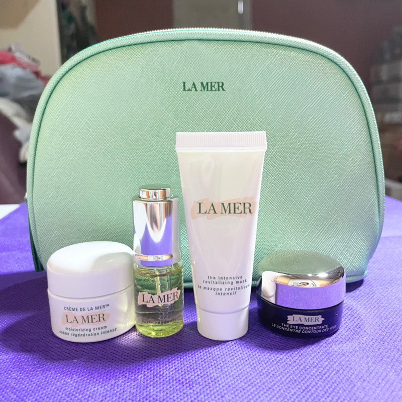 AUTHENTIC La mer lamer SET the moisturizing cream eye concentrate ...