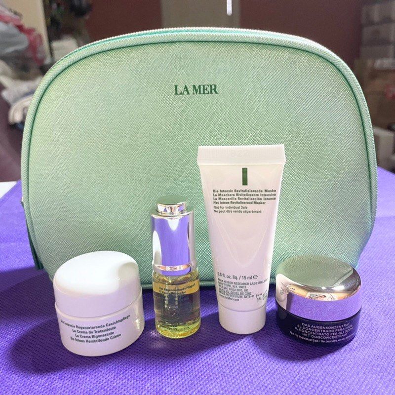 AUTHENTIC La mer lamer SET the moisturizing cream eye concentrate ...
