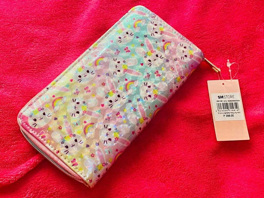 AXCS SM Accessories Jorge/Candy Hologram Long Wallet, Women's Fashion ...