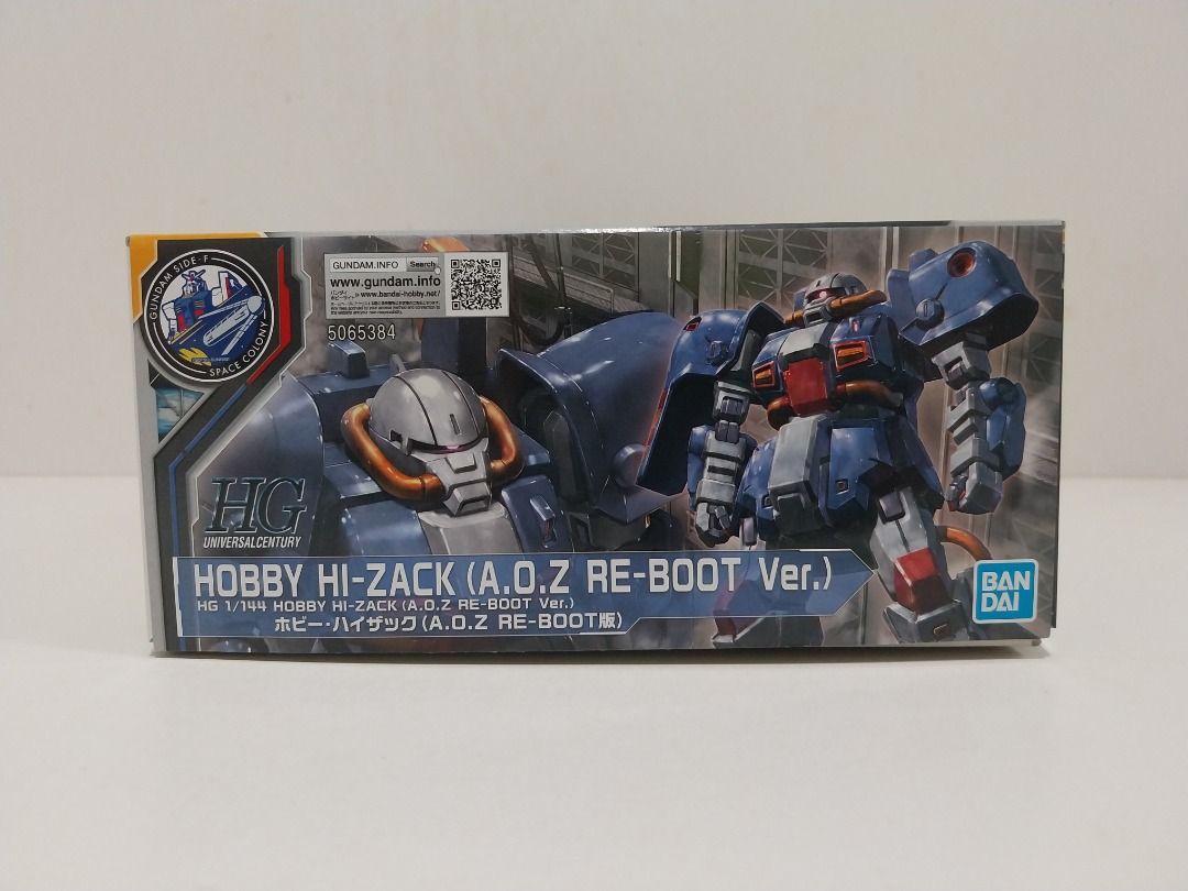 Bandai HG 1/144 Hobby Hi-Zack (A.O.Z Re-Boot Ver.) 民用型高渣沽, 興趣及遊戲, 玩具 & 遊戲類 - Carousell