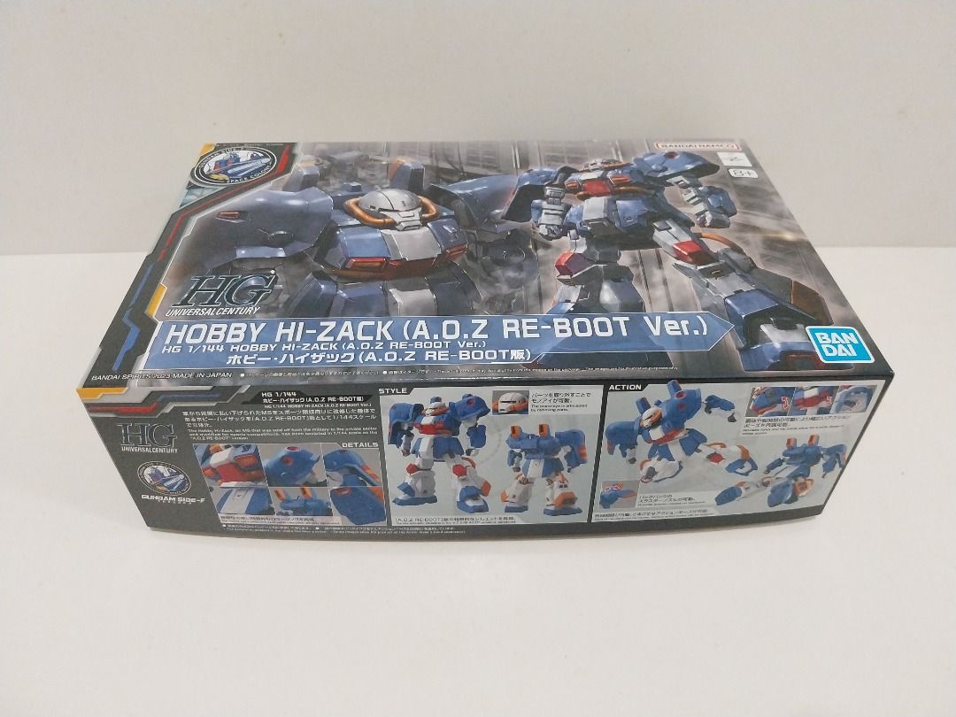 Bandai HG 1/144 Hobby Hi-Zack (A.O.Z Re-Boot Ver.) 民用型高渣沽, 興趣及遊戲, 玩具 & 遊戲類 - Carousell