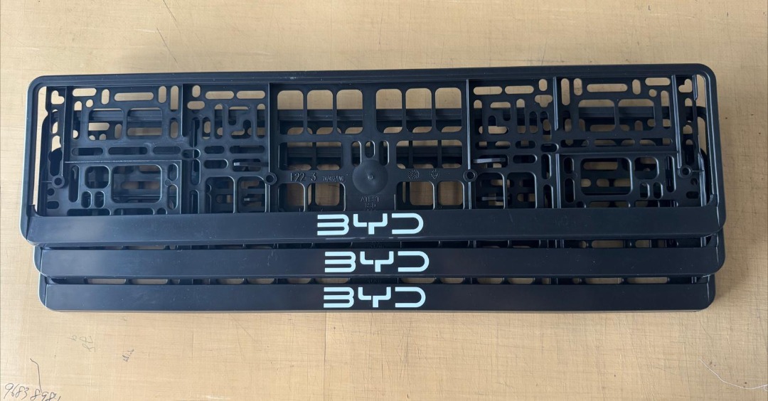 BYD Car Plate Holders , Car Accessories, Car Plates on Carousell