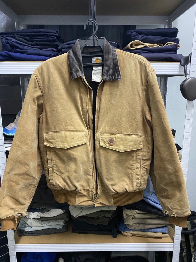 Carhartt bomber J165, Men's Fashion, Coats, Jackets and Outerwear on ...