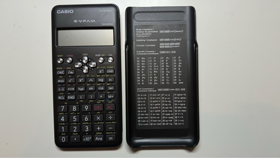 Casio fx-570MS Scientific Calculator, Computers & Tech, Office ...