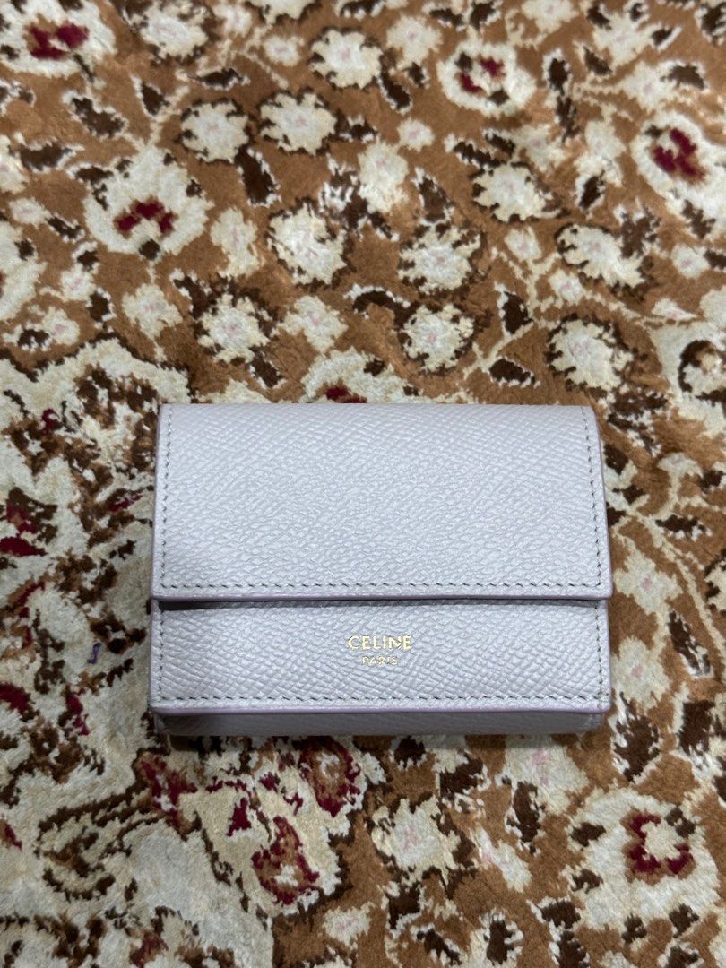 Celine trifold wallet, Barang Mewah, Tas & Dompet di Carousell