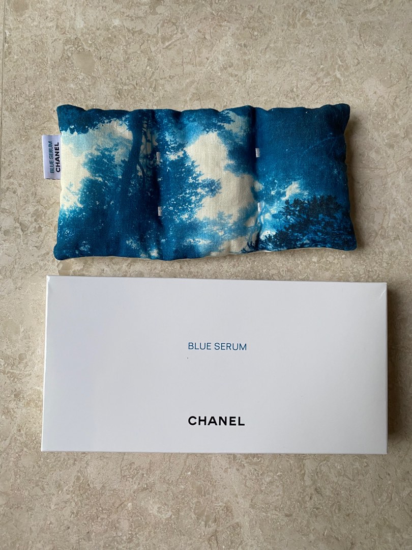 Chanel Blue Serum Relaxing Pillow, Beauty & Personal Care, Face, Face ...