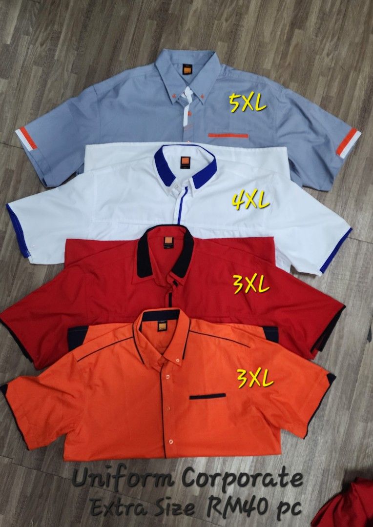 Corporate Office Uniform - Display Shirt Clearance, Men's Fashion, Tops ...