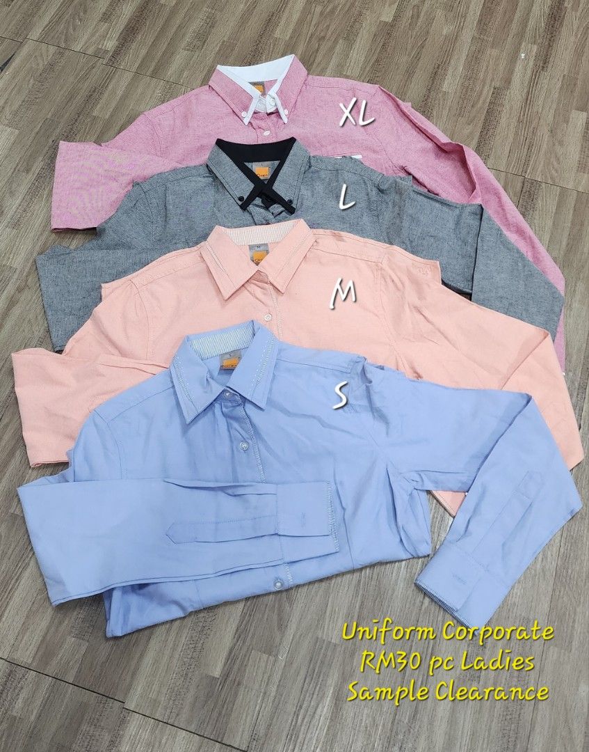 Corporate Office Uniform - Display Shirt Clearance, Men's Fashion, Tops ...