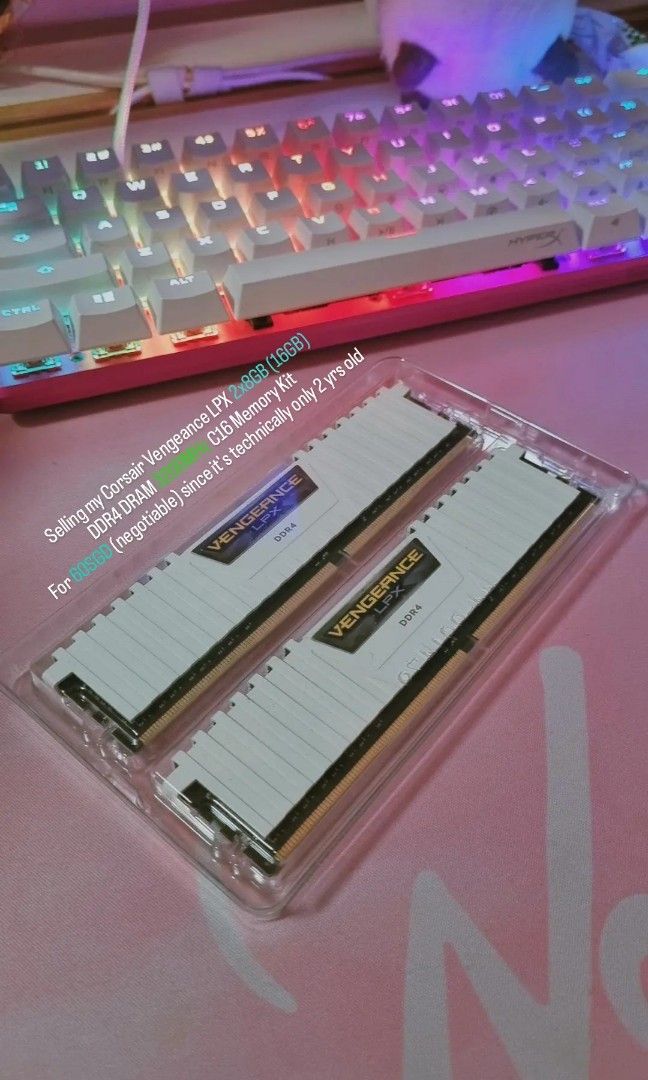 Corsair Vengeance LPX 2x8GB (16GB) DDR4 DRAM 3200 C16 Memory Kit, Computers & Tech, Parts ...