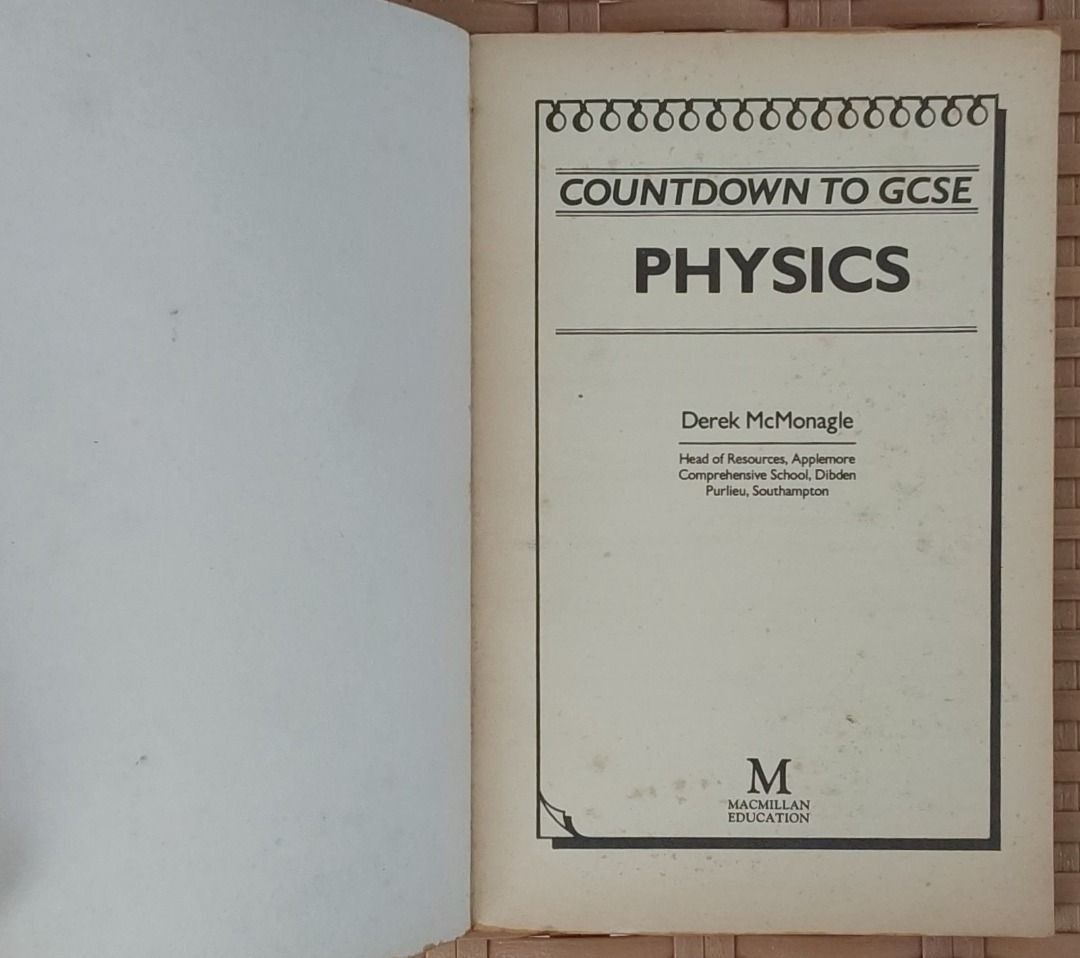 Countdown To GCSE Physics by Derek McMonagle, 2001, (English/buku ...