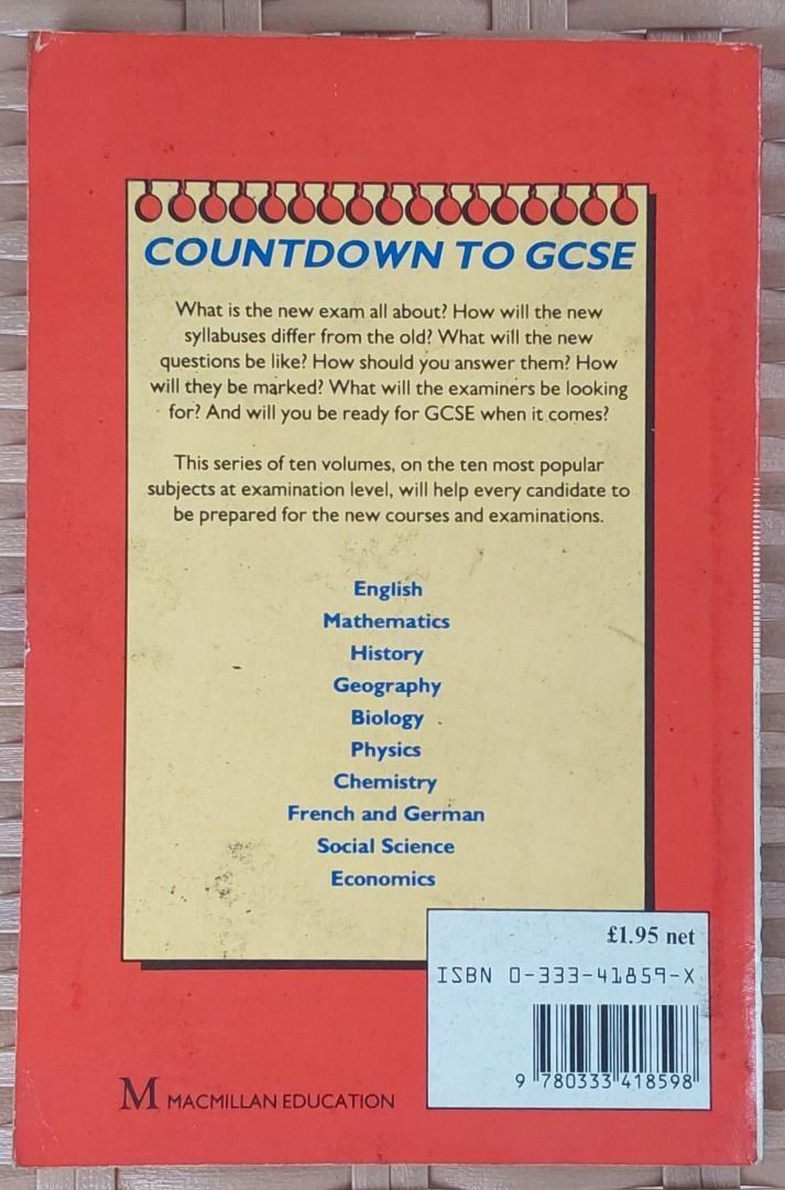 Countdown To GCSE Physics by Derek McMonagle, 2001, (English/buku ...