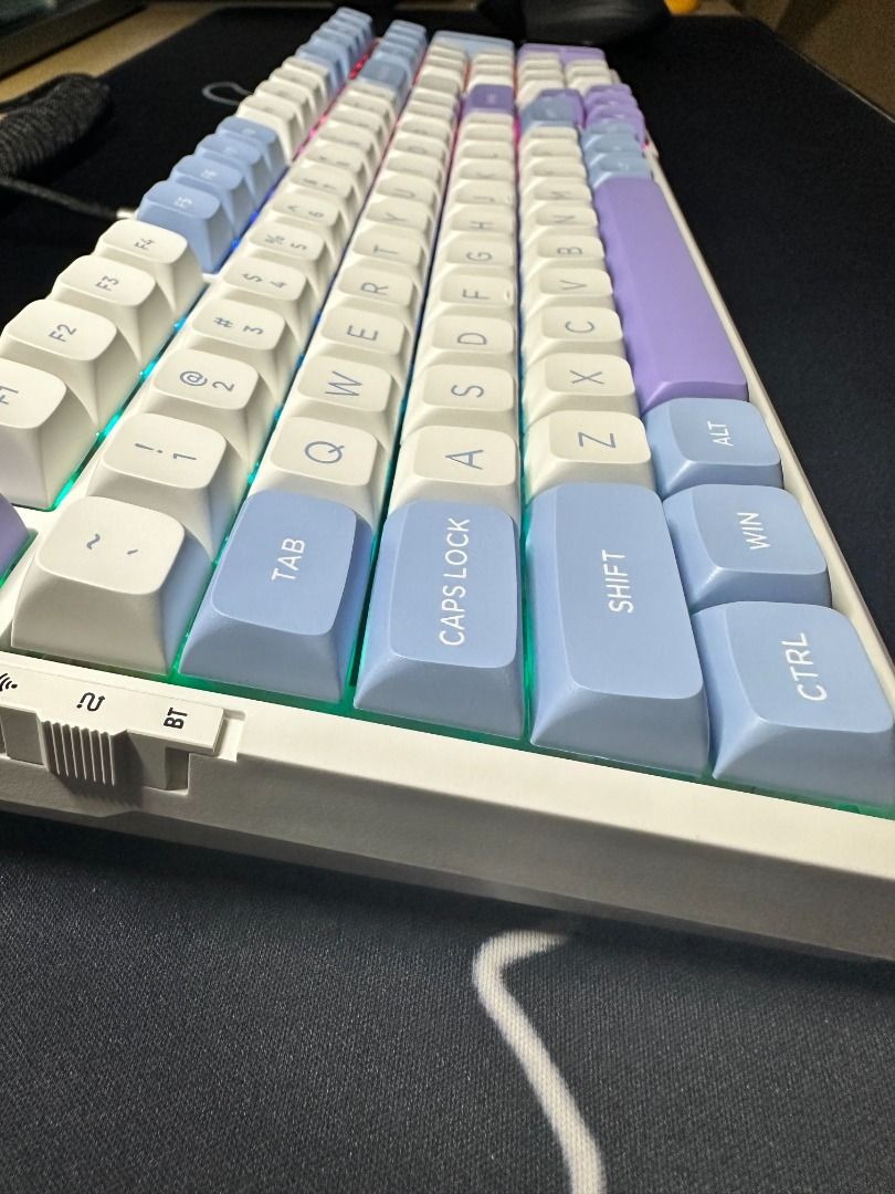 [CREAMY 98% KEYBOARD] Wireless Custom Mechanical Keyboard, Computers ...