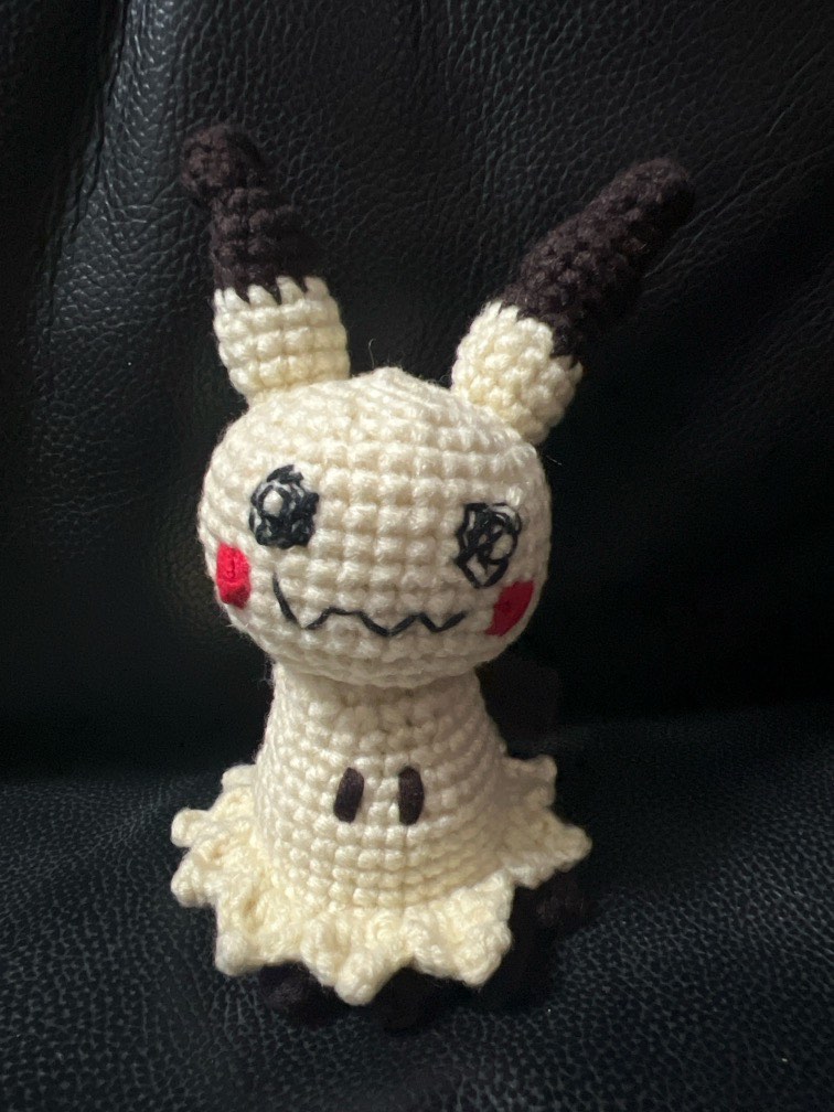 Crochet amigurumi Mimikyu, Hobbies & Toys, Stationery & Craft, Handmade ...