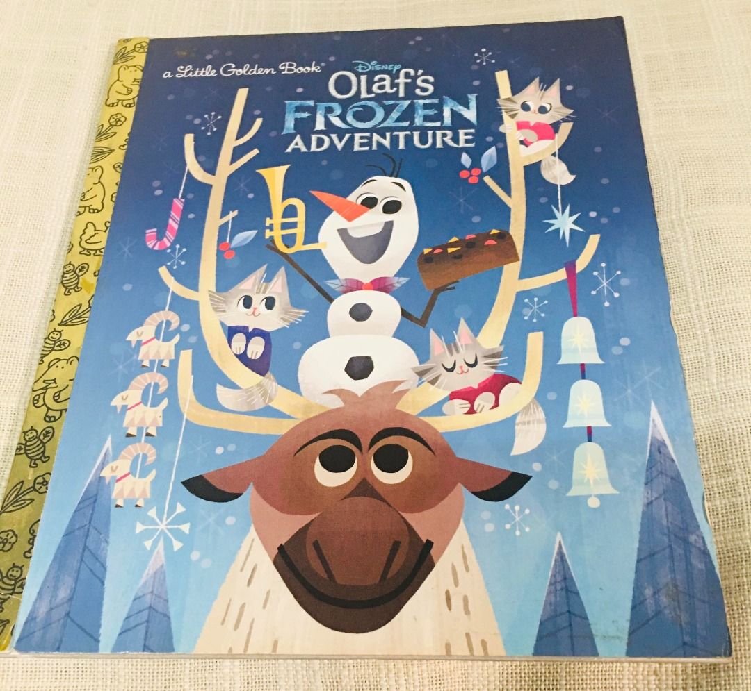 Disney Olaf's Frozen Adventure - A Little Golden Book, Hobbies & Toys ...