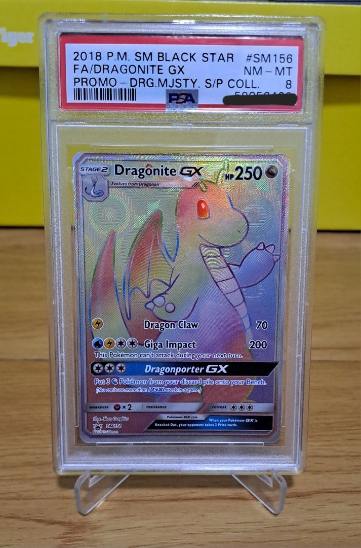 Dragonite GX Rainbow Dragon Majesty Pokemon Pokémon Card, Hobbies ...