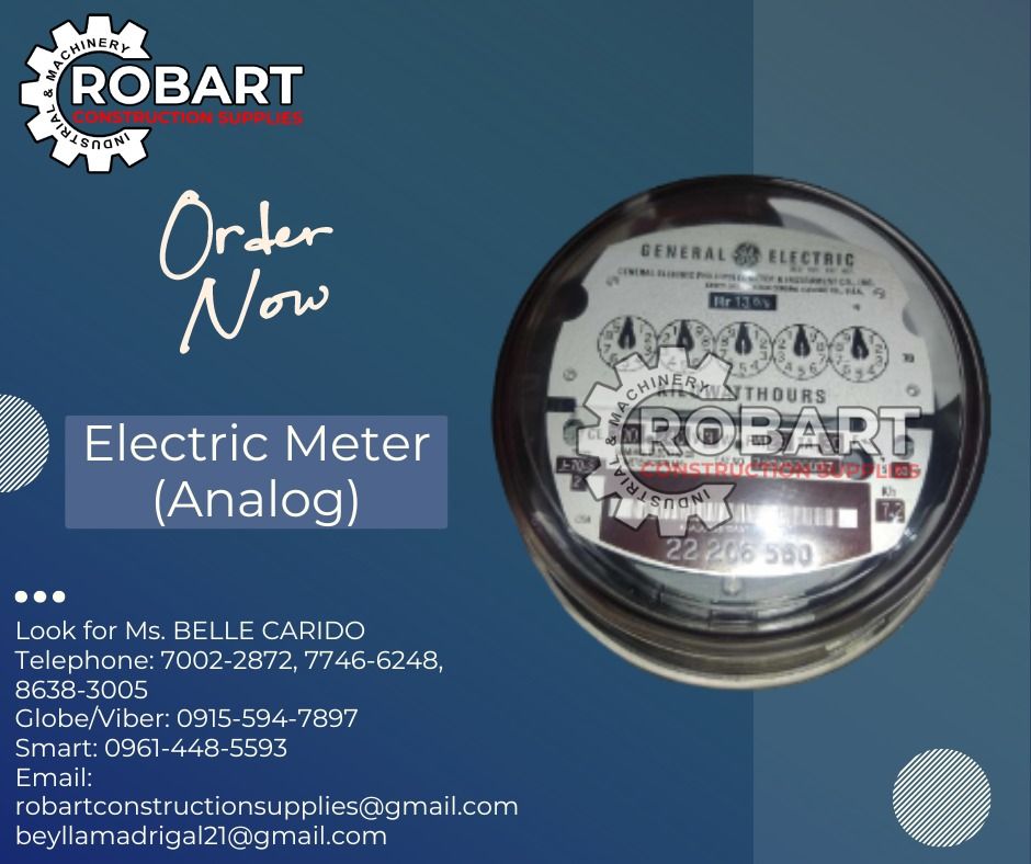 Electric Meter (Analog), Commercial & Industrial, Construction Tools ...