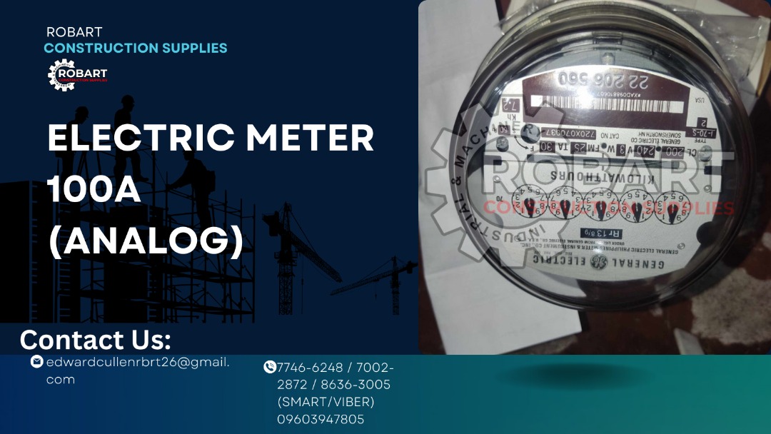 Electric Meter (Analog) w/ ERC Report, Commercial & Industrial ...