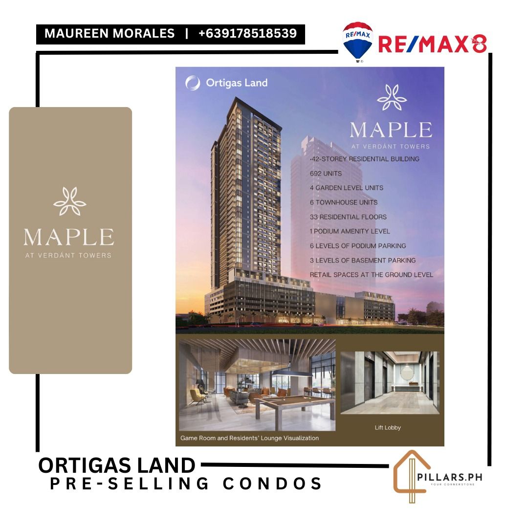 For Sale! Ortigas Land Pre-Selling Condominiums, Property, For Sale ...