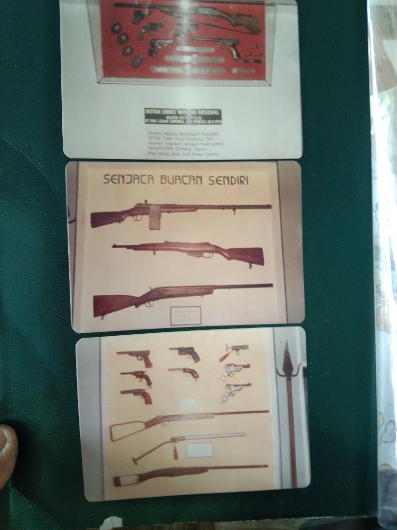 Gambar asli gambar2 senjata botak chin yg dirampas, Hobbies & Toys ...