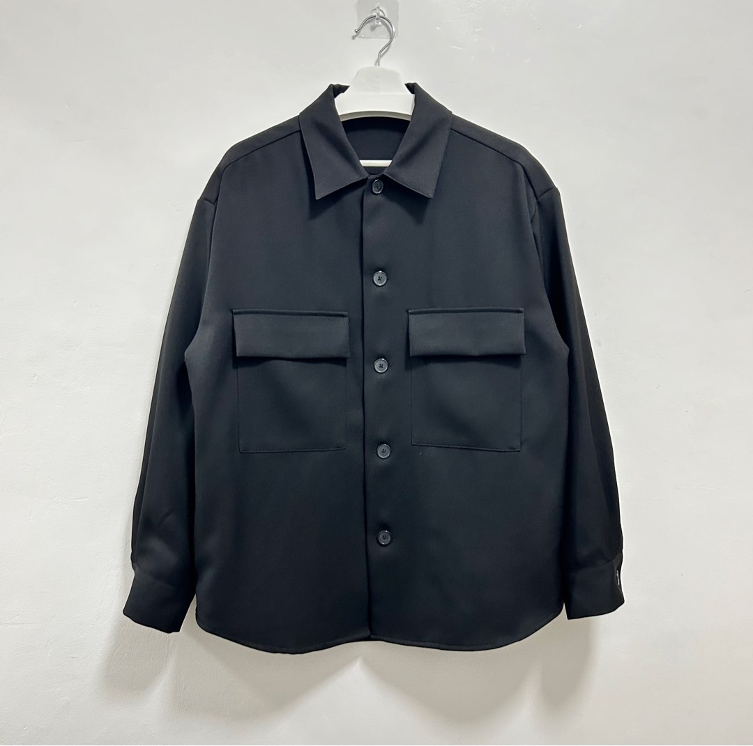 GU MENS CPO OVERSHIRT JACKET, Men's Fashion, Coats, Jackets and Outerwear on Carousell