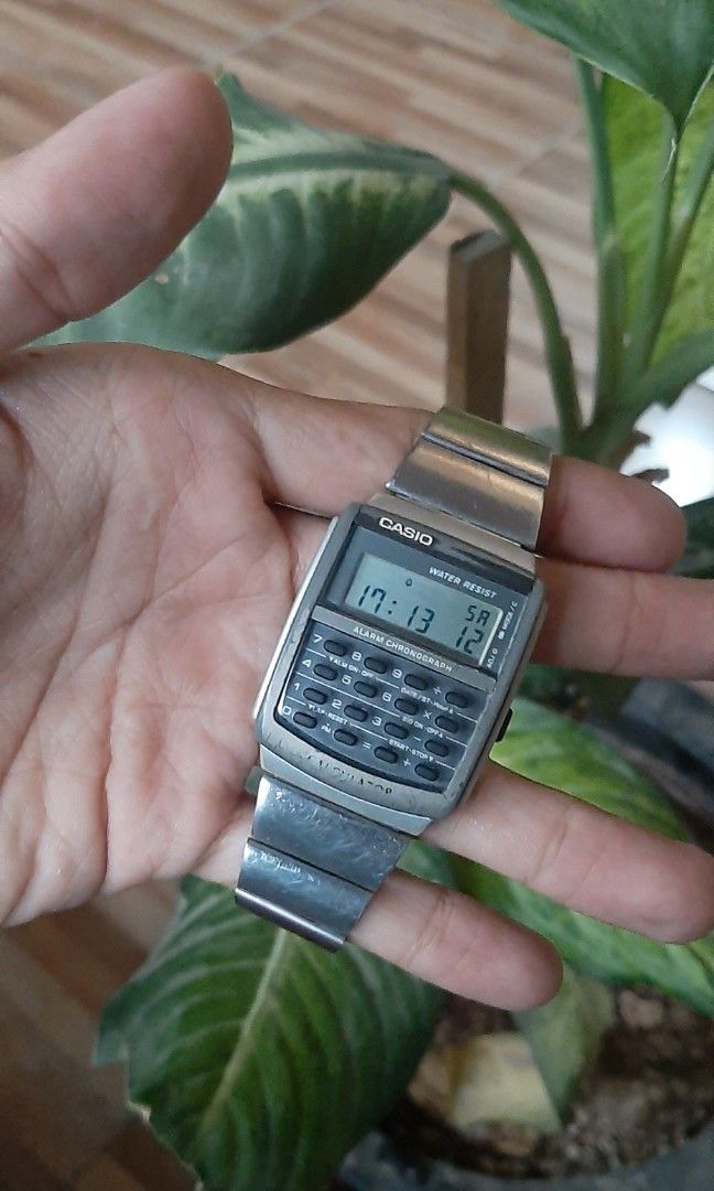jam casio calculator original, Fesyen Pria, Jam Tangan di Carousell