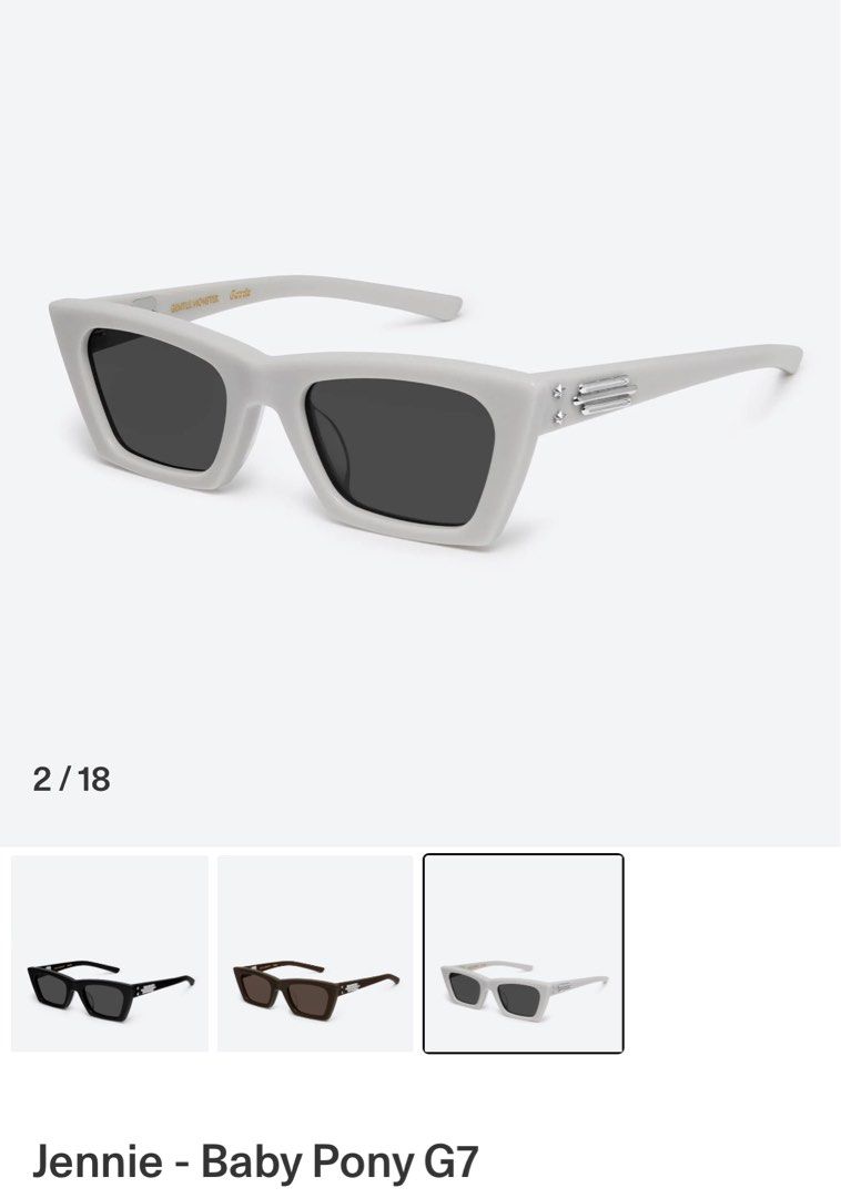 (Jbro2hand)戴不到故出售 GENTLE MONSTER Jennie - Baby Pony G7 墨鏡, 她的時尚, 手錶及配件 ...