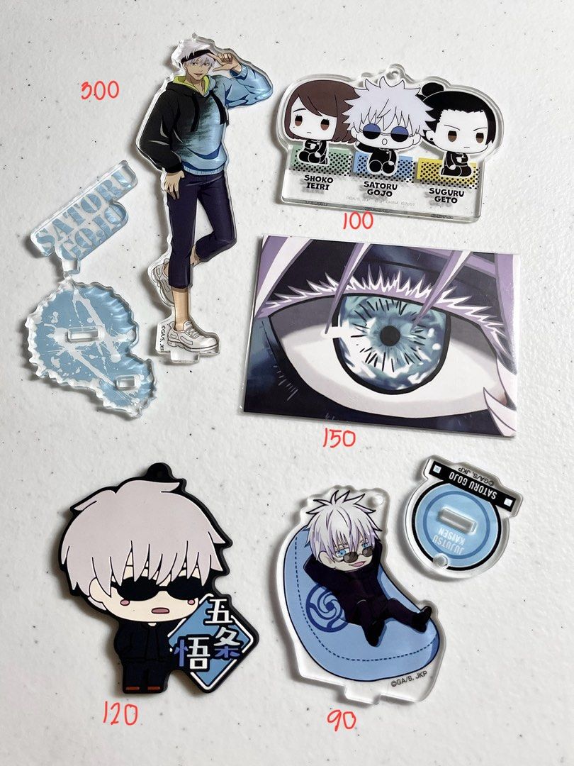 JJK Jujutsu Kaisen Gojo Satoru mix merch Set (letgos), Hobbies & Toys ...